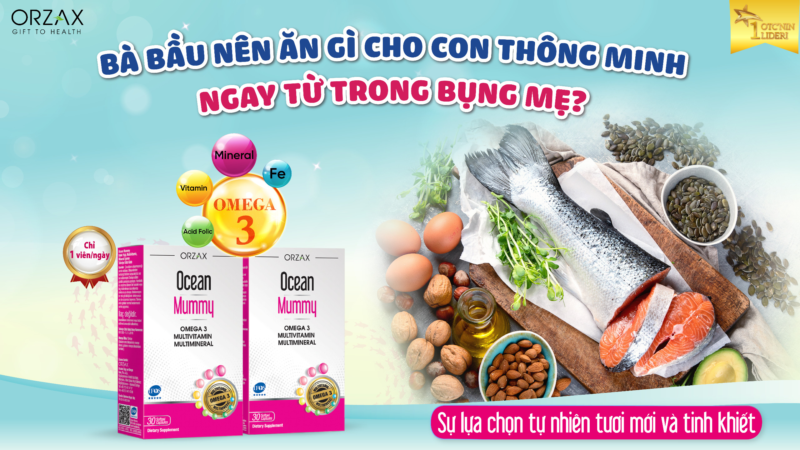 BÀ BẦU NÊN ĂN GÌ ĐỂ CON THÔNG MINH NGAY TỪ TRONG BỤNG MẸ? - Ocean Omega ...